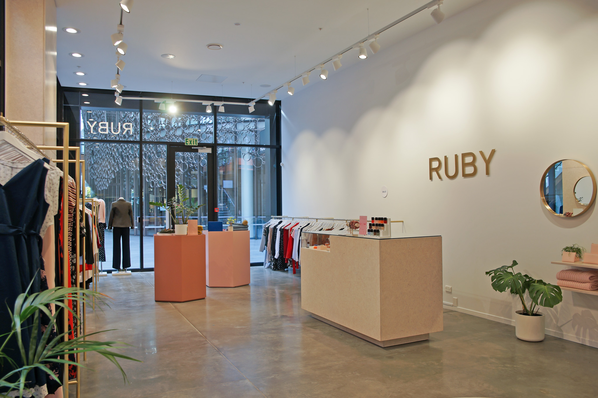 Retail shopfitting at Ruby, Christchurch | Miller Creative Group