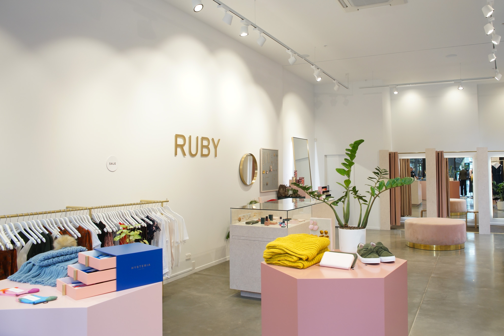Retail shopfitting at Ruby, Christchurch | Miller Creative Group